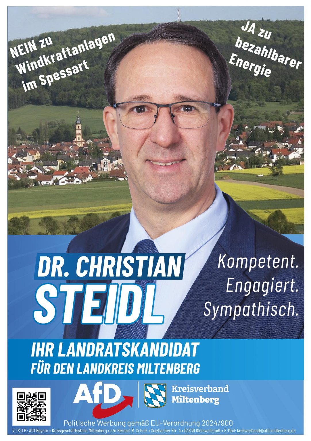 Unser Landratskandidat Dr. Christian Steidl